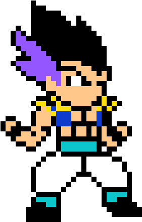 Download Gotenks - Pixel Art PNG Image with No Background - PNGkey.com