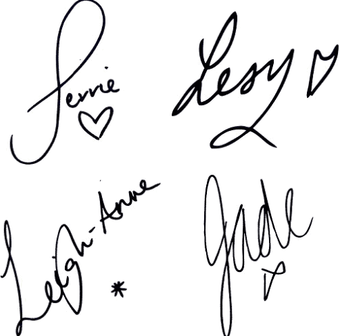 Download Design World Hungary - Little Mix Signatures PNG Image with No ...