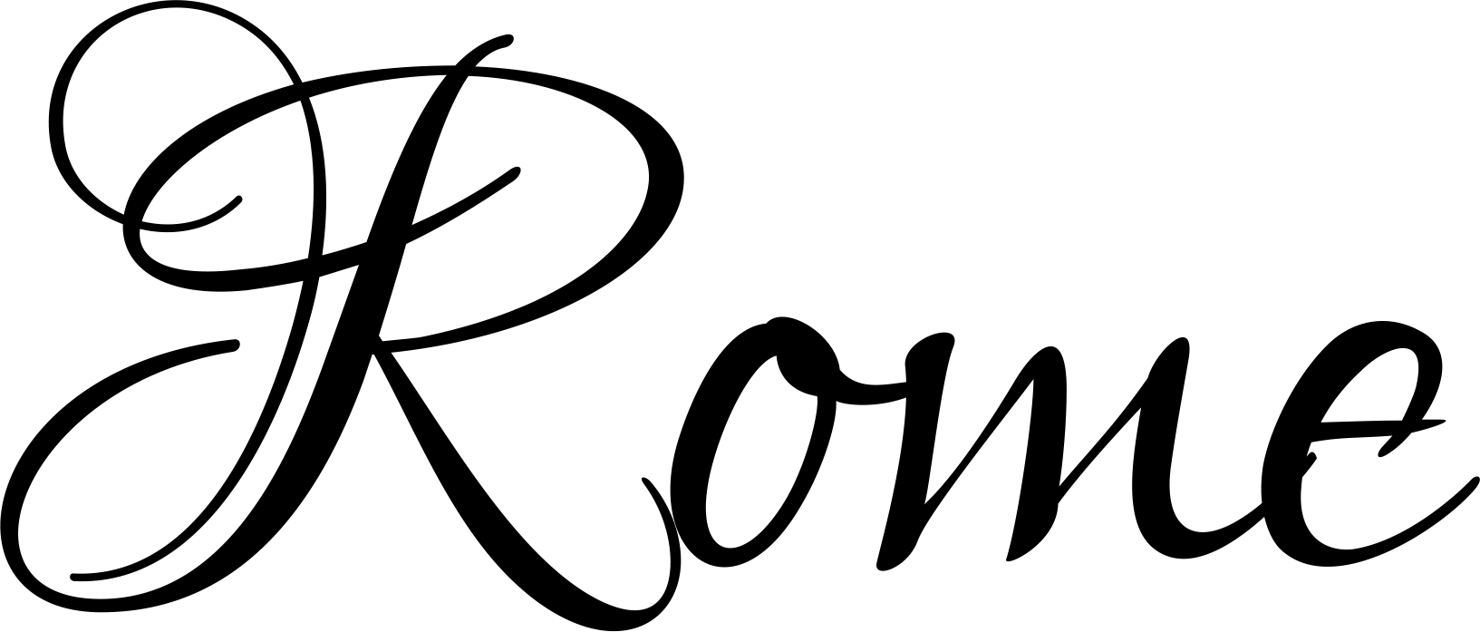 Download Rome - Fancy Calligraphy Letter R PNG Image with No Background ...