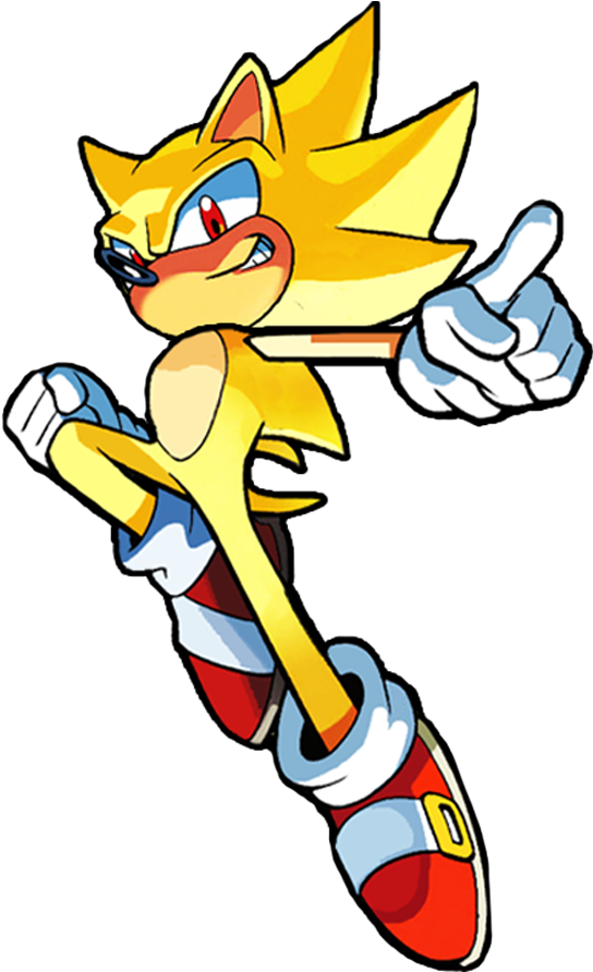 Archie Super Sonic Complete - Archie Super Sonic Png - Free Transparent ...