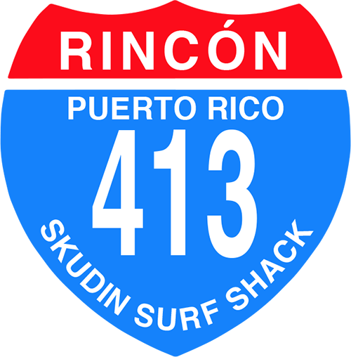 413 Skudin Surf Shack Logo - 413 Rincon Puerto Rico - Free Transparent ...