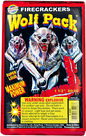 Download Wolf Pack Firecrackers - Firecrackers Pack PNG Image with No ...
