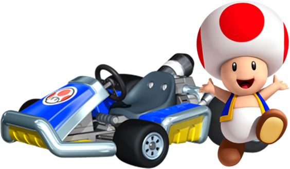 Leave A Comment - Mario Kart 7 Toad - Free Transparent PNG Download ...