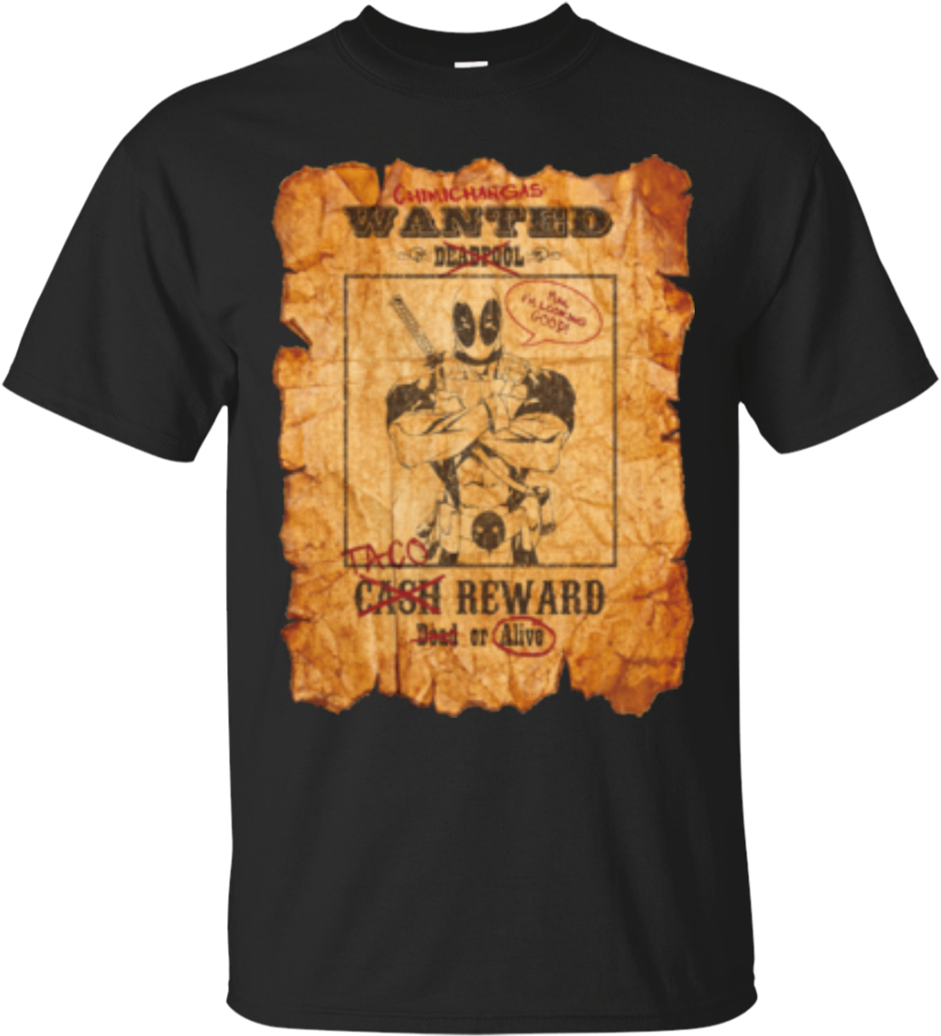 Download Deadpool T Shirt Wanted Poster T Shirt Hoodie Sweatshirts ...