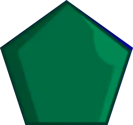 Green Pentagon - Shape Battle Green Pentagon - Free Transparent PNG ...