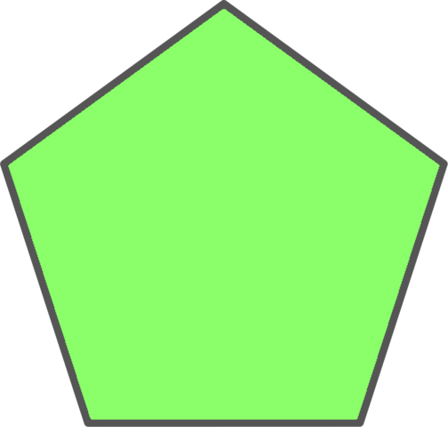 Pentagon Clipart Green - Green Pentagon - Free Transparent PNG Download ...