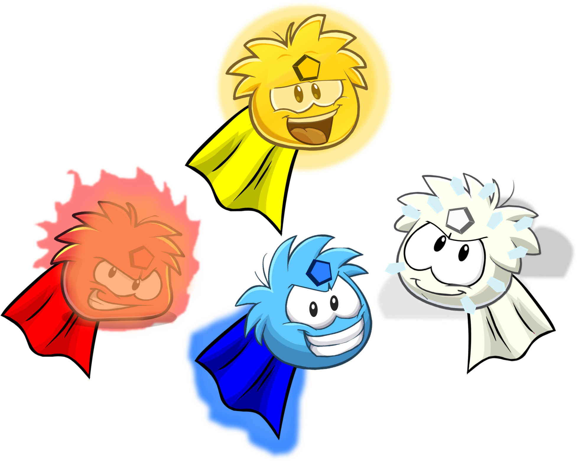 Icicles Clipart Frosty Weather - Club Penguin Puffle Superhero - Free ...