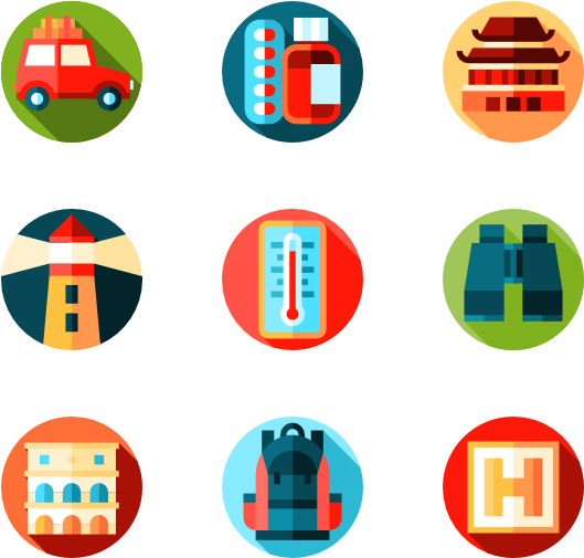 Travel Icon Compilation - Distribution Icon - Free Transparent PNG ...