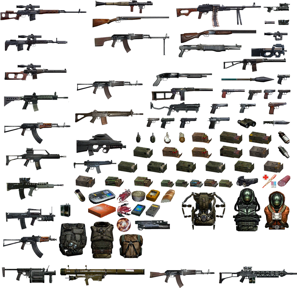Download Soc-icon All Weapons - Stalker Shadow Of Chernobyl Armas PNG ...