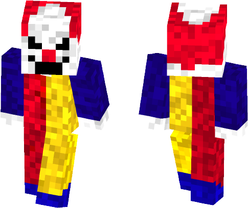 Download Male Minecraft Skins - Evil Clown PNG Image with No Background ...