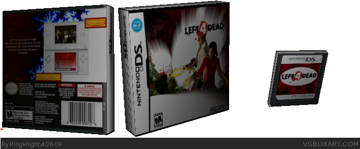 Left 4 Dead Ds Box Cover - Left 4 Dead Nintendo Ds - Free Transparent ...