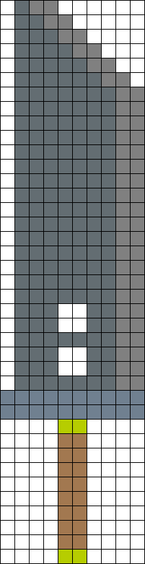 Buster Sword Perler Bead Pattern / Bead Sprite - Sword Perler Bead ...