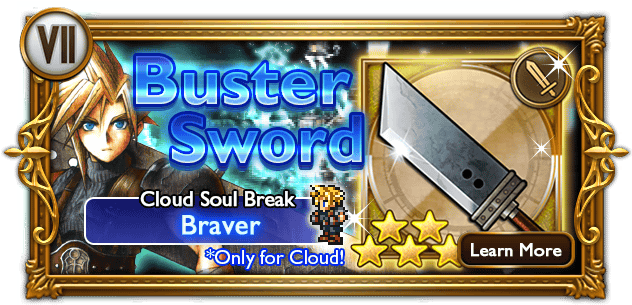 Download Cloud's Buster Sword - Final Fantasy 7 PNG Image with No ...