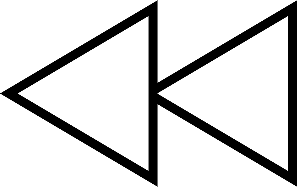 Png File - White Rewind Button Png - Free Transparent PNG Download - PNGkey