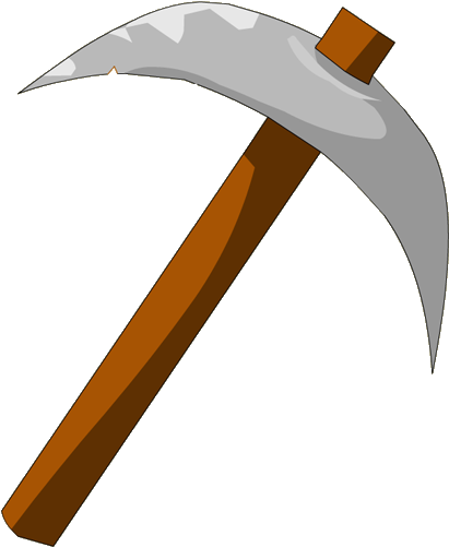 Trhon Pickaxe - Pickaxe Transparent Background - Free Transparent PNG ...