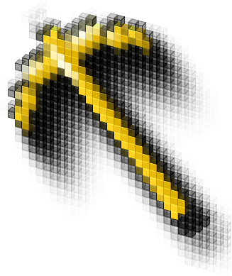 Download View Cursor On T-shirt - Growtopia Golden Pickaxe Cursor PNG ...