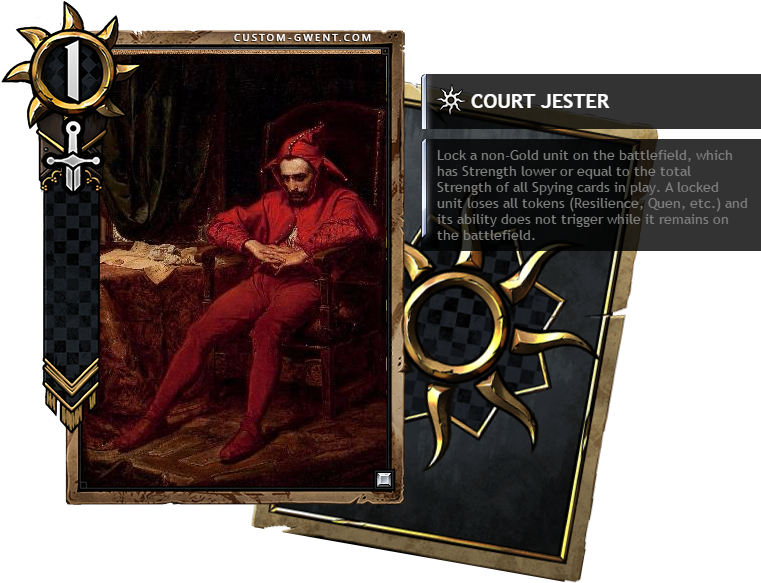 Download Court Jester - Gwent: The Witcher Card Game PNG Image with No ...