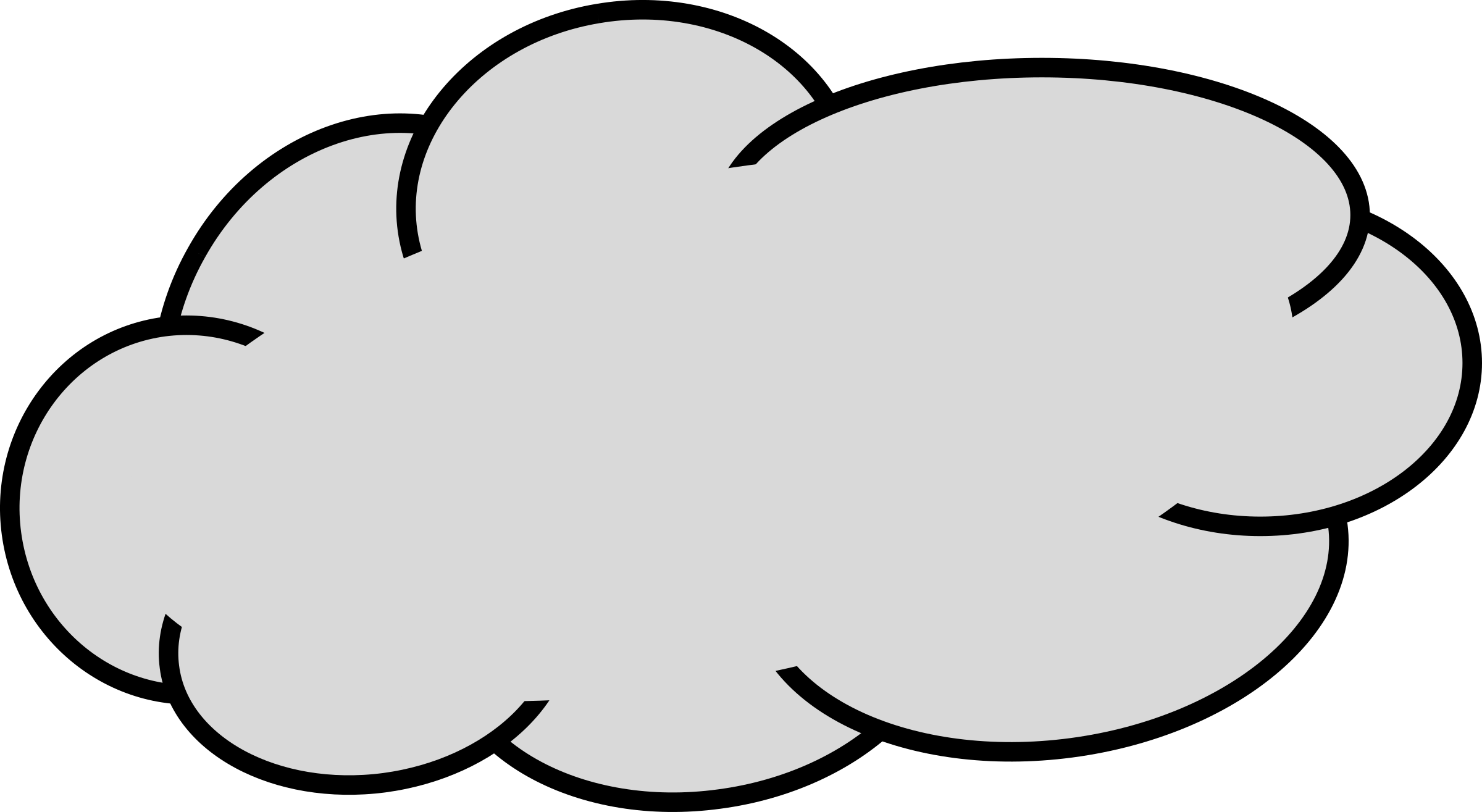 Gray Cloud Clipart