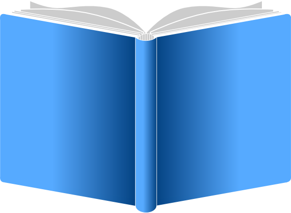 Download Openbook Blue Covers Round Clip - Open Book Cover Clip Art PNG ...