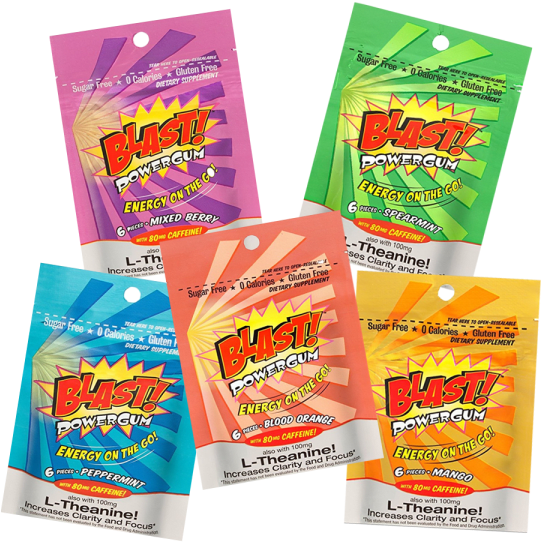 Download Blast Power Gum Blast Power Gum Blood Orange Flavor PNG Image ...