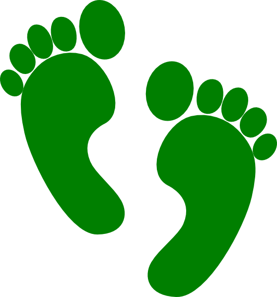 Download How To Set Use Green Feet Left Foot Forward Clipart PNG Image ...