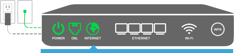 Download Modem Back Green Light - Dsl Light Icon Frontier PNG Image ...