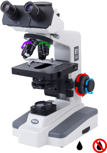 Microscope With Labels - Free Transparent PNG Download - PNGkey