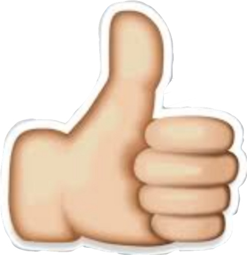 Download Thumbs Up Youtube Emoji PNG Image with No Background - PNGkey.com