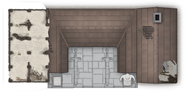 Download A Partially Ruined Garrison Or Large Building - Medieval Map ...