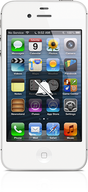 Download Adds A Mute Icon On The Status Bar - Iphone Silent Mode Screen ...