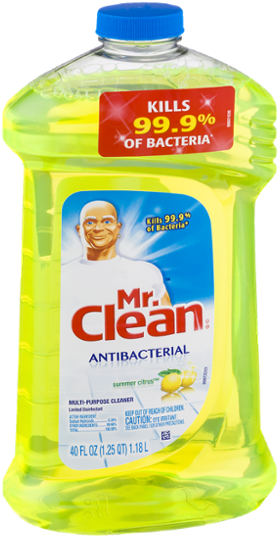 Download Mr Clean Floor Cleaner Lemon PNG Image with No Background ...