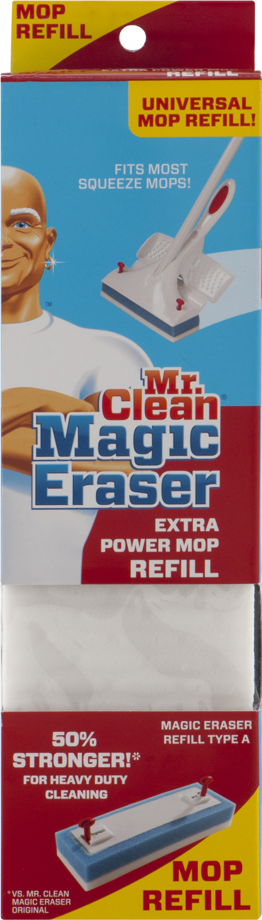 Download Mr. Clean , Magic Eraser Roller Mop, Refill - 1 Ct PNG Image ...