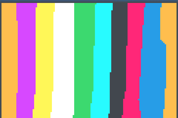 Static Pixel Art - Rainbow Screen Of Death - Free Transparent PNG ...