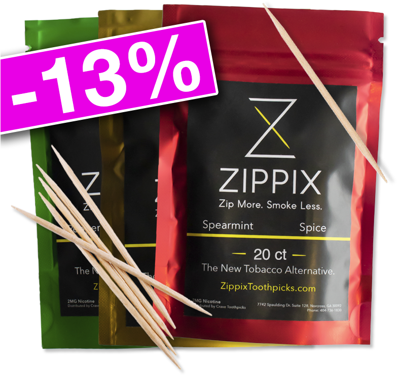 Download Zippix® Flavor Bundle - Energy Pix Nicotine Toothpicks PNG ...