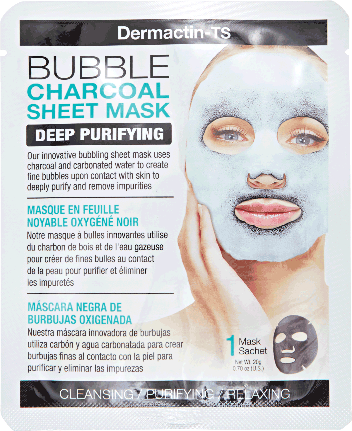 Download Bubble Face Mask Sheet PNG Image with No Background - PNGkey.com