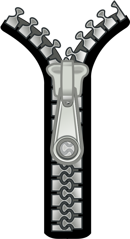 File - Zipper - Svg - Transparent Background Zip Png - Free Transparent ...