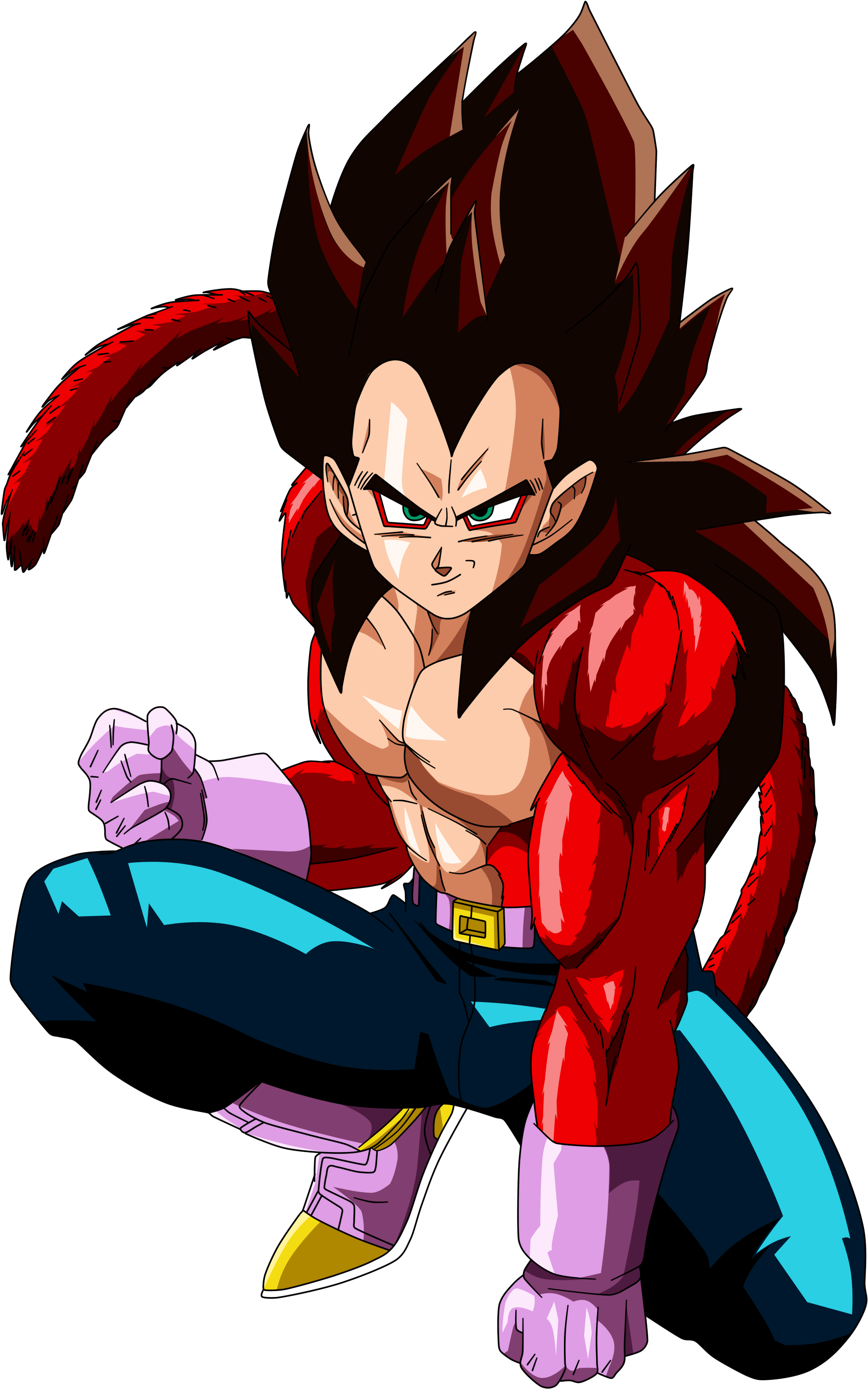 Download Goku Transparent Ssj4 Vegeta - Dragon Ball Z Vegeta Ssj4 PNG ...
