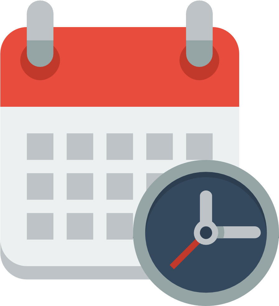 Calendar Clock Icon - Date And Time Png - Free Transparent PNG Download ...