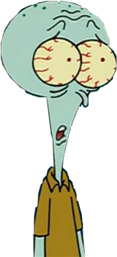 Popular And Trending Squidward Stickers On Picsart - Transparent ...
