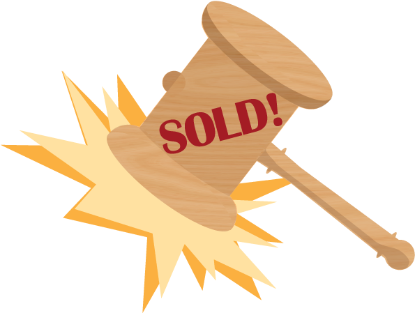 Download Upcoming Auction Dates - Auction Sold Transparent PNG Image ...