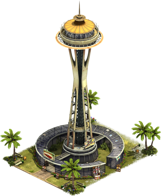 Space Needle - Space Needle Blueprint - Free Transparent PNG Download ...