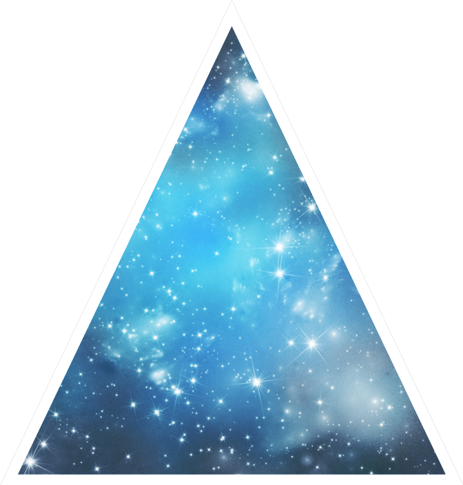 Download Triangle Portal Fantasy Cutout Sparkles Blue Space - Space PNG ...