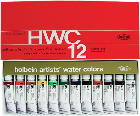 Download Holbein 12 Color Set PNG Image with No Background - PNGkey.com