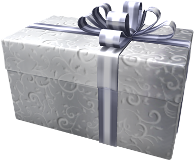 Download Opened Silver Sponsored Gift Of Sponsoring - Silver Christmas ...