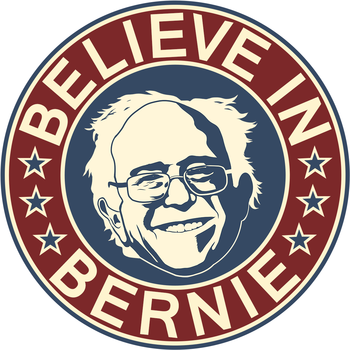 Download "believe In Bernie" Bernie Sanders Vintage-style Campaign ...
