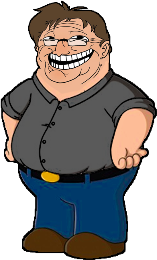 Gaben - Gabe Newell Cartoon Png - Free Transparent PNG Download - PNGkey