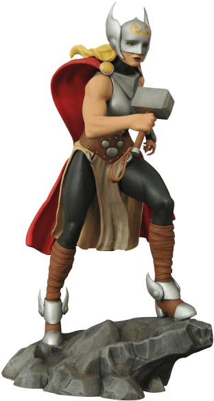 Download Lady Thor Pvc Statue - Diamond Select Toys Marvel Gallery Lady ...