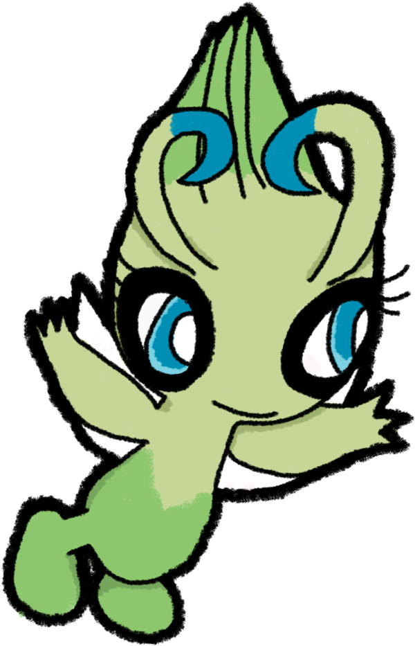 Download Celebi - Cartoon PNG Image with No Background - PNGkey.com