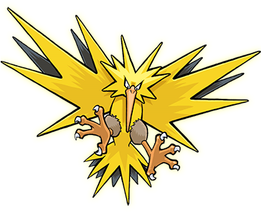 Download Zapdos - Pokemon Zapdos PNG Image with No Background - PNGkey.com