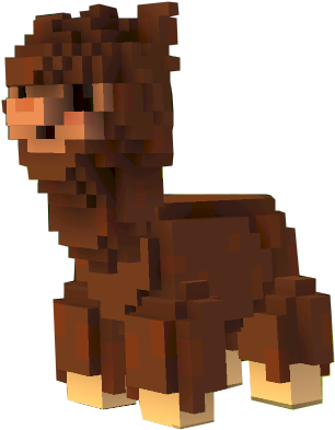 Download Tan Alpaca Cube World PNG Image with No Background - PNGkey.com